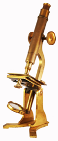 Collection of antique microscopes and other scientific instruments
