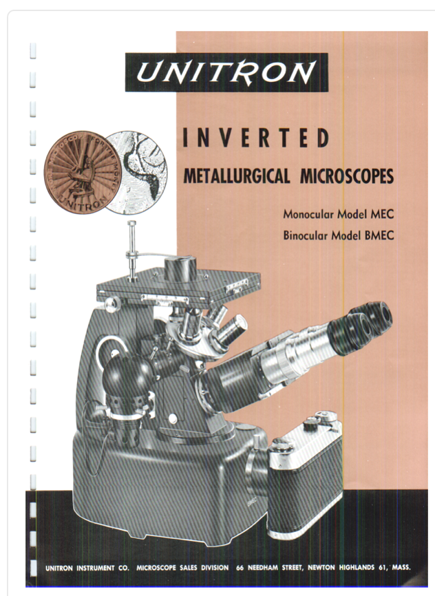 A brochure of a microscopeDescription automatically generated