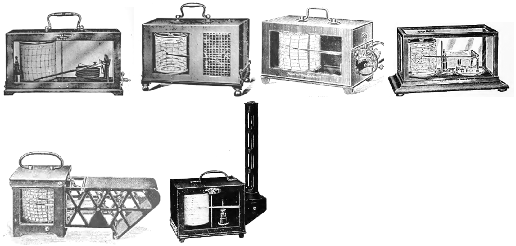 Several metal boxes with a handleDescription automatically generated ...