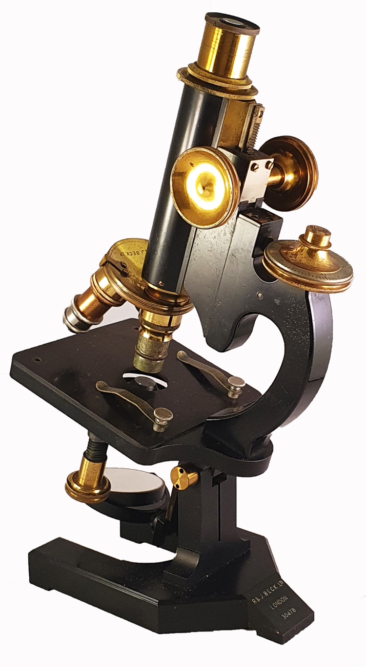 A close-up of a microscopeDescription automatically generated