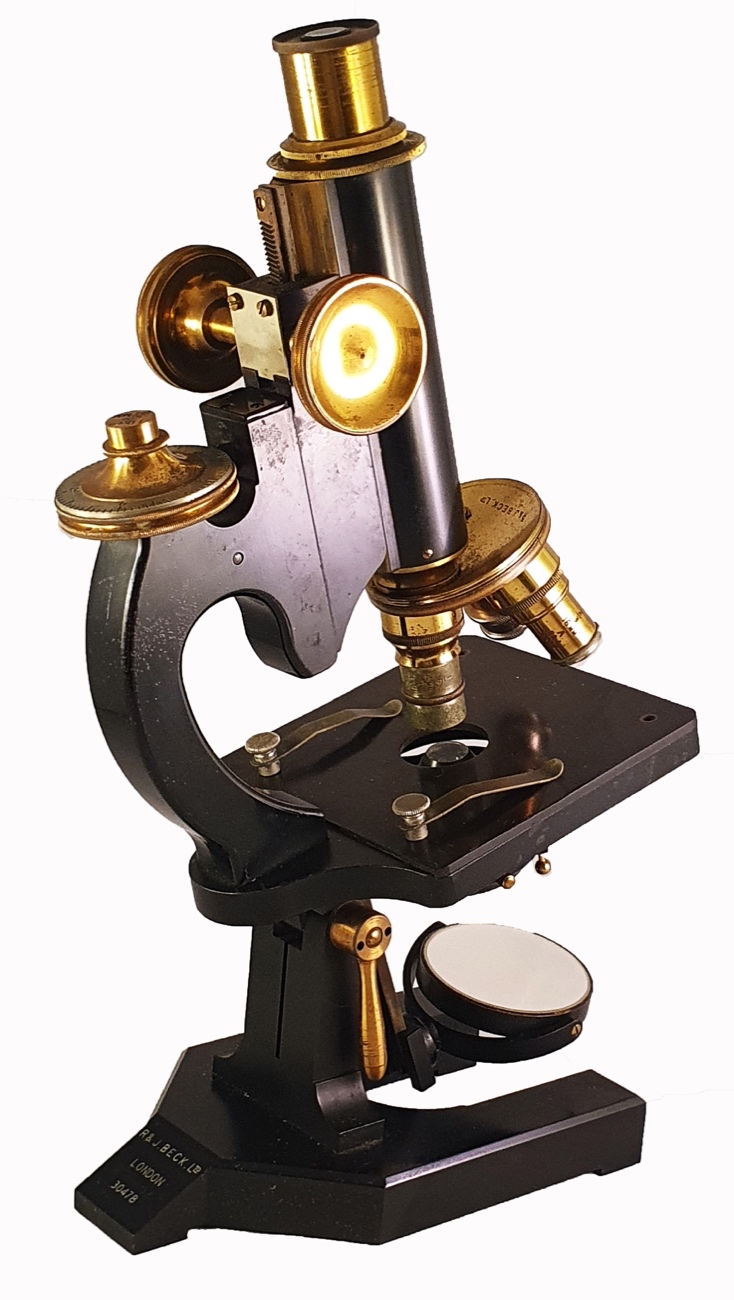 A close-up of a microscopeDescription automatically generated