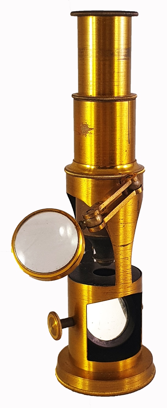 A close-up of a magnifying glassDescription automatically generated