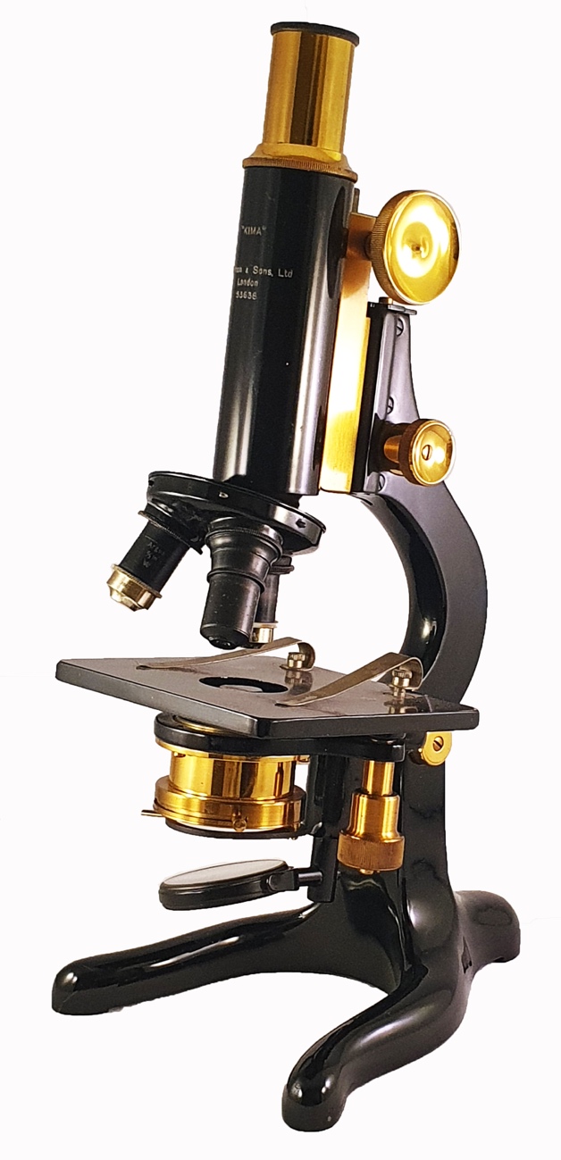 A close-up of a microscopeDescription automatically generated