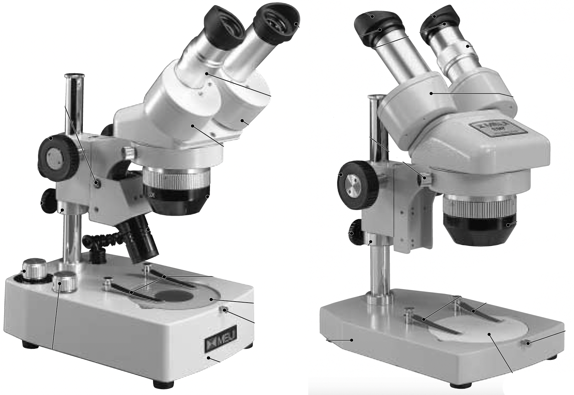 A close-up of a microscopeDescription automatically generated with ...