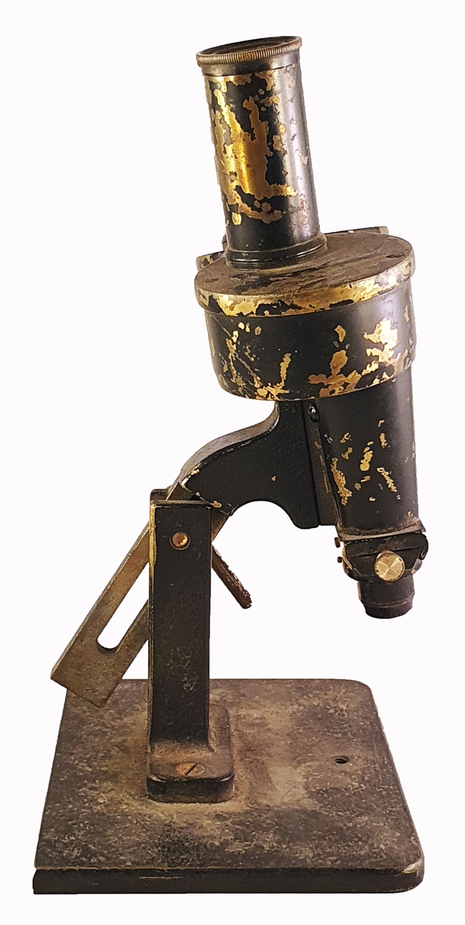 A close-up of a microscopeDescription automatically generated with ...