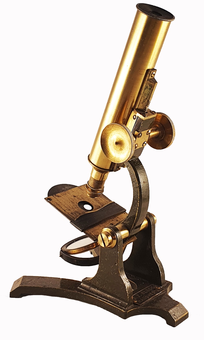 A close-up of a microscopeDescription automatically generated