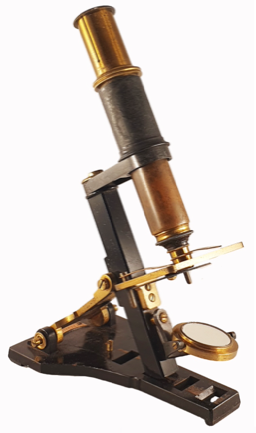 A close-up of a microscopeDescription automatically generated